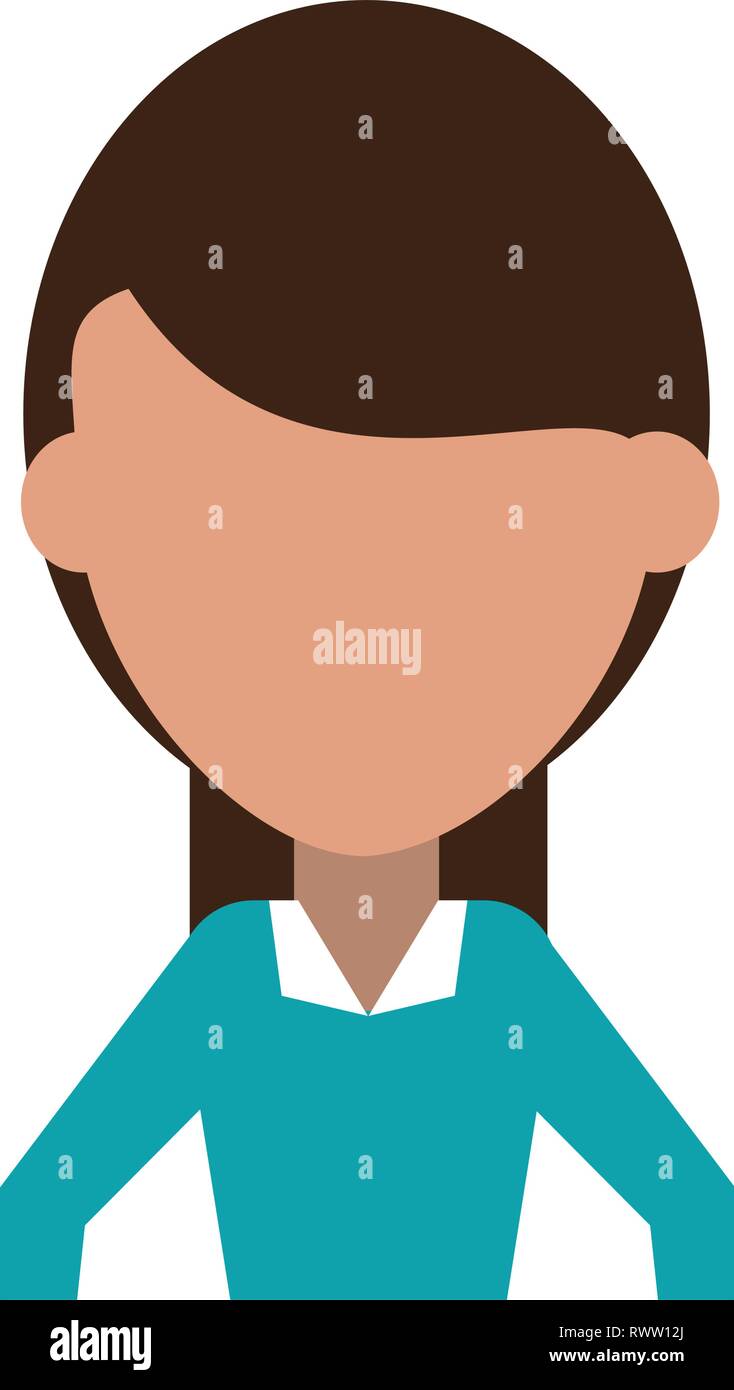 Woman faceless avatar cartoon Stock Vector Image & Art - Alamy