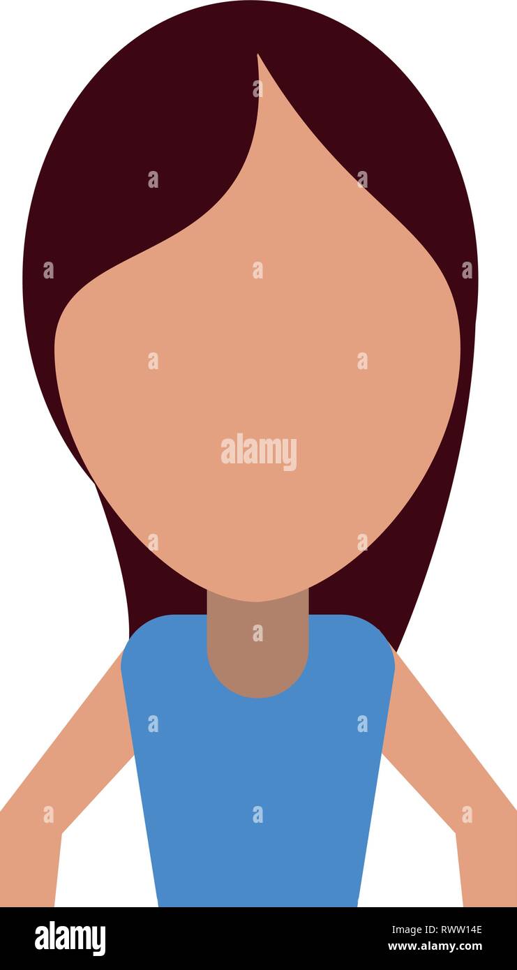 Woman faceless avatar cartoon Stock Vector Image & Art - Alamy