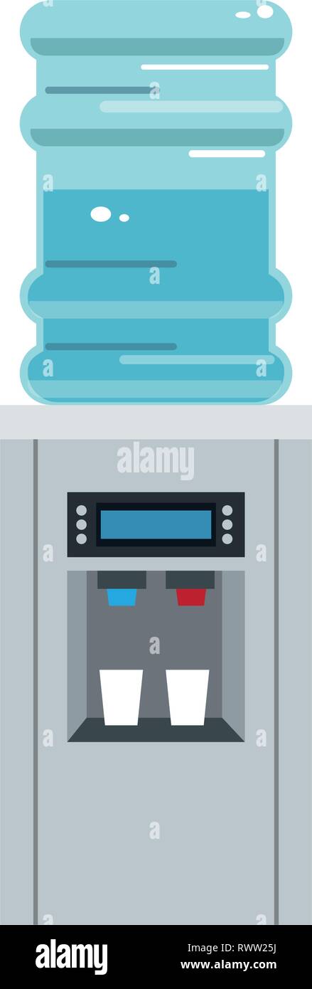 Water dispenser with bottle Stock Vector Image & Art - Alamy