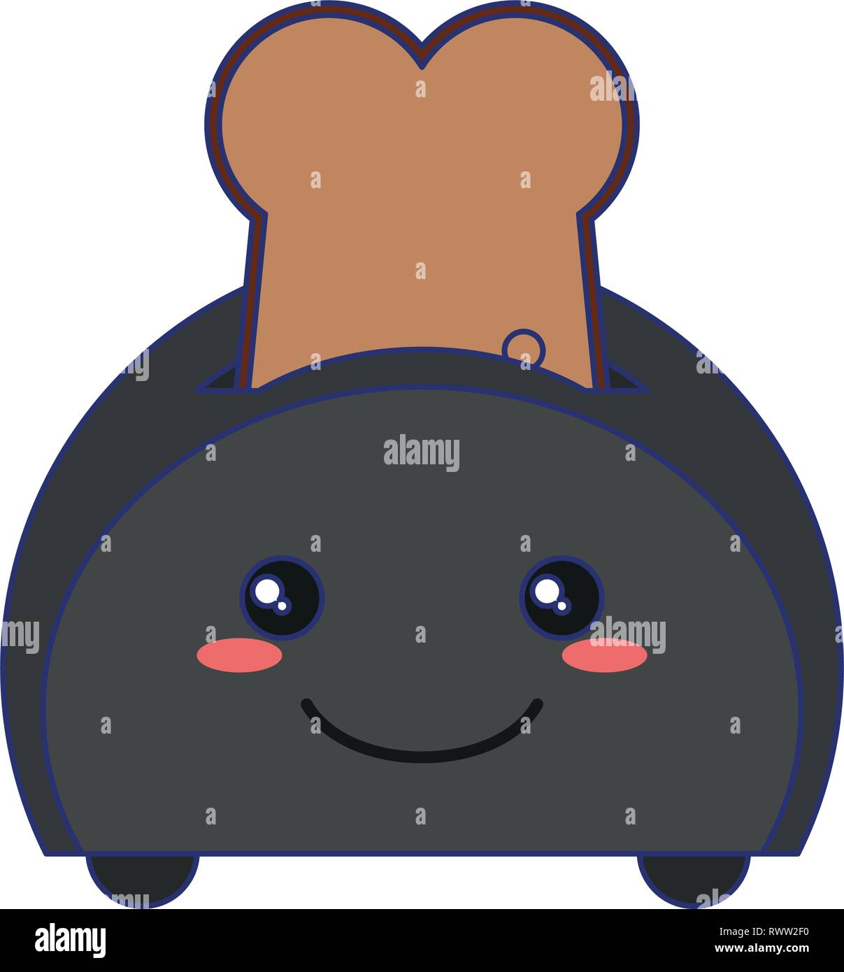 Kitchen toaster in cartoon hi-res stock photography and images - Alamy