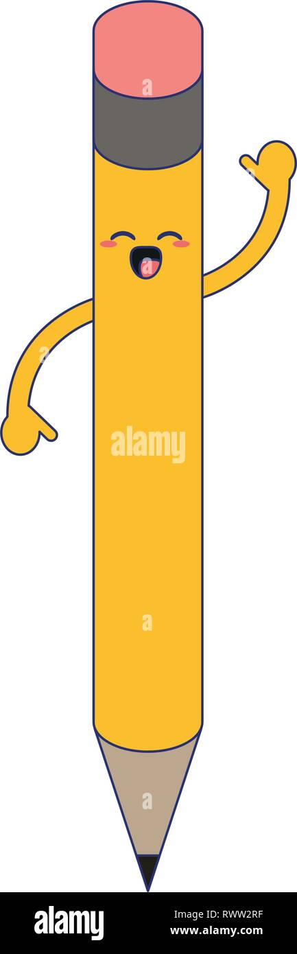 Pencil graphic smiling Stock Vector Images - Alamy