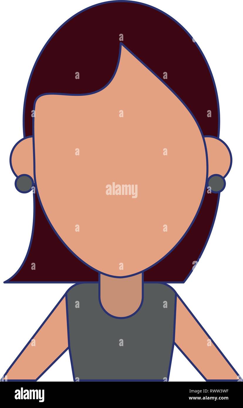 Woman faceless avatar cartoon Stock Vector Image & Art - Alamy