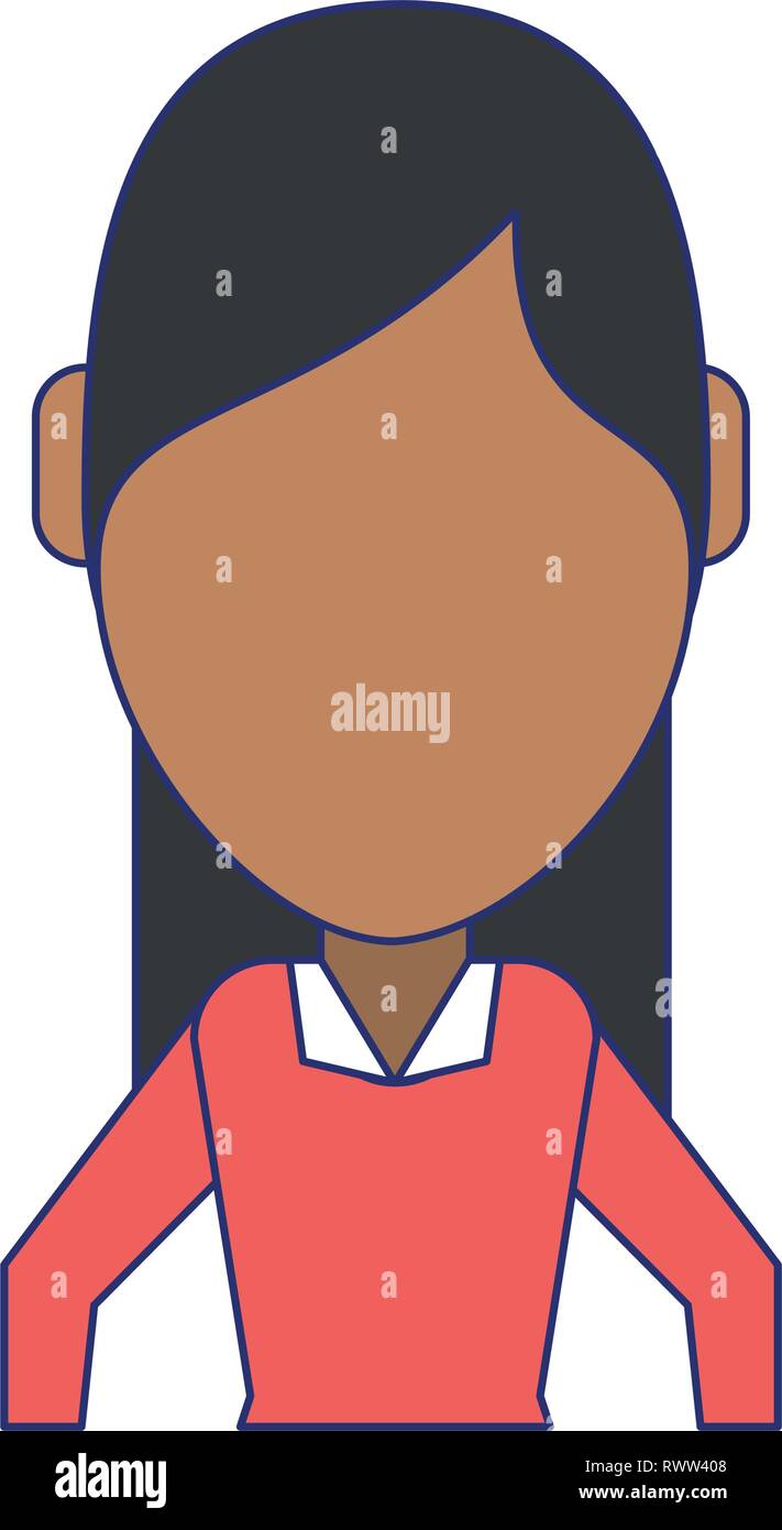 Woman faceless avatar cartoon Stock Vector Image & Art - Alamy