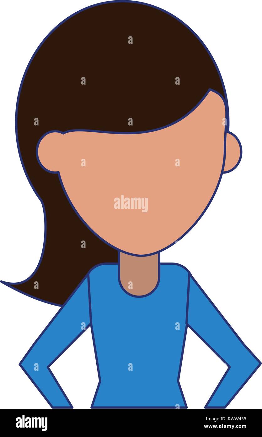 Woman faceless avatar cartoon Stock Vector Image & Art - Alamy