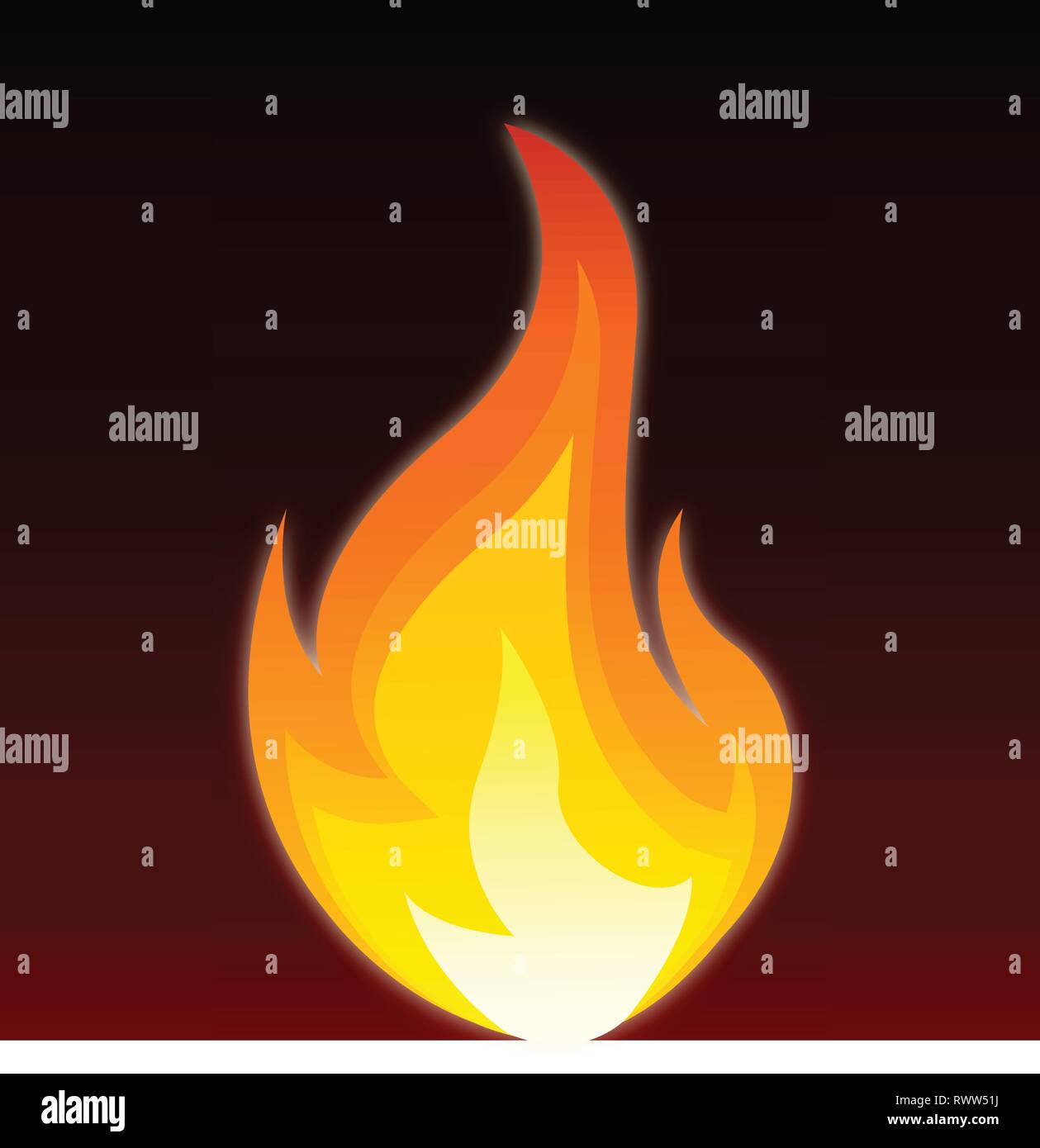 Colorful campfire Stock Vector Images - Alamy