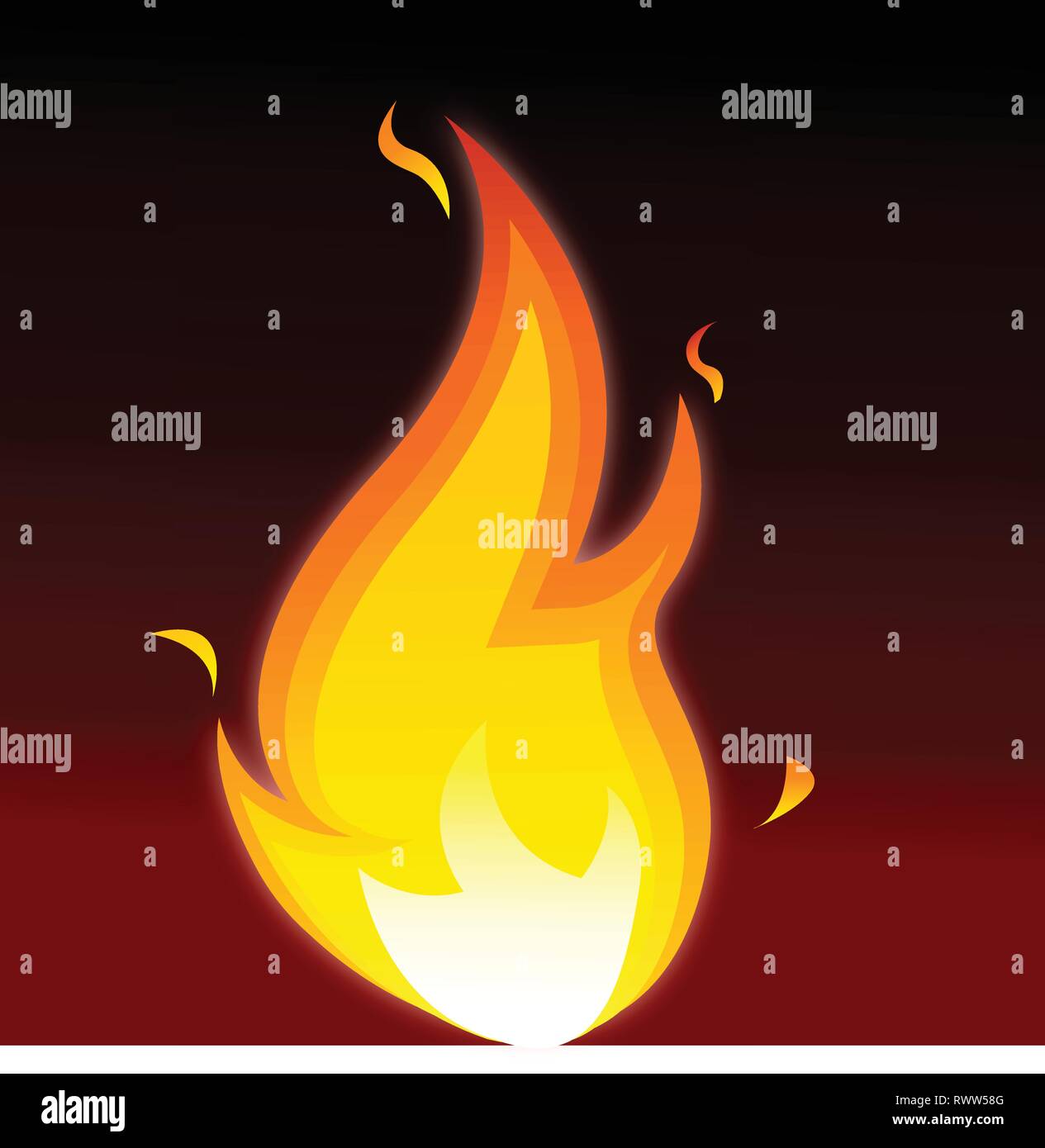 Colorful campfire Stock Vector Images - Alamy