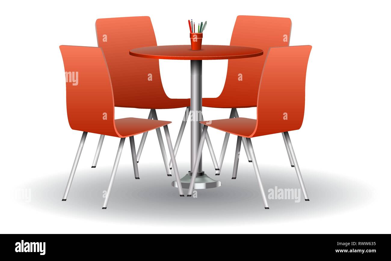 Meeting Table Cartoon High Resolution Stock Photography and Images - Alamy