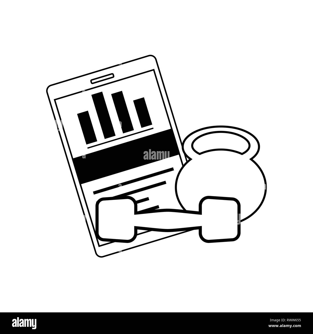 Mobile health icon Cut Out Stock Images & Pictures - Alamy