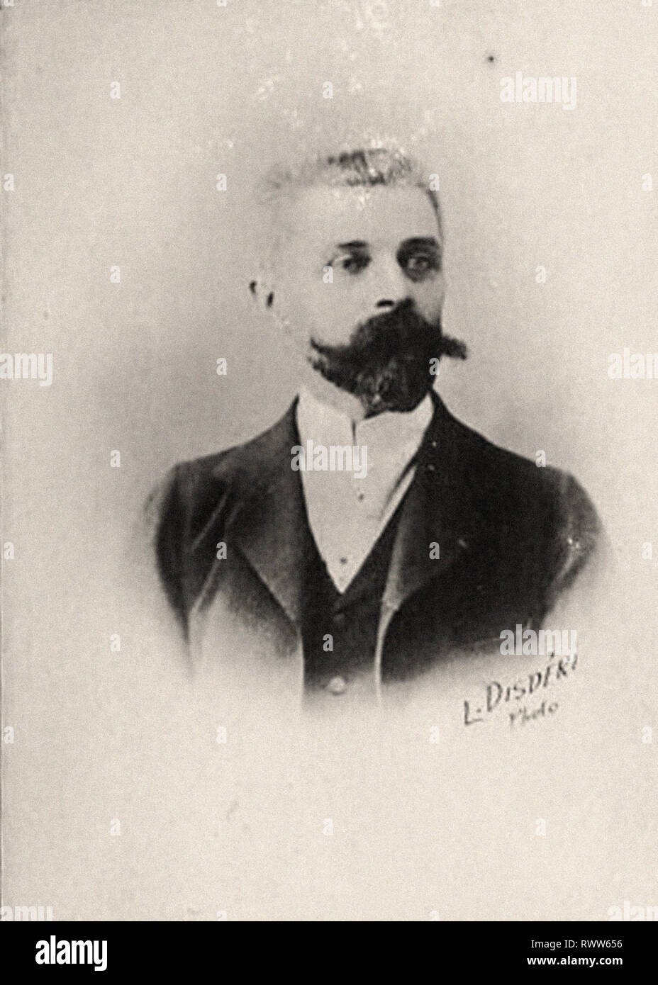 Photographic portrait of Brouillet, peintre Stock Photo - Alamy