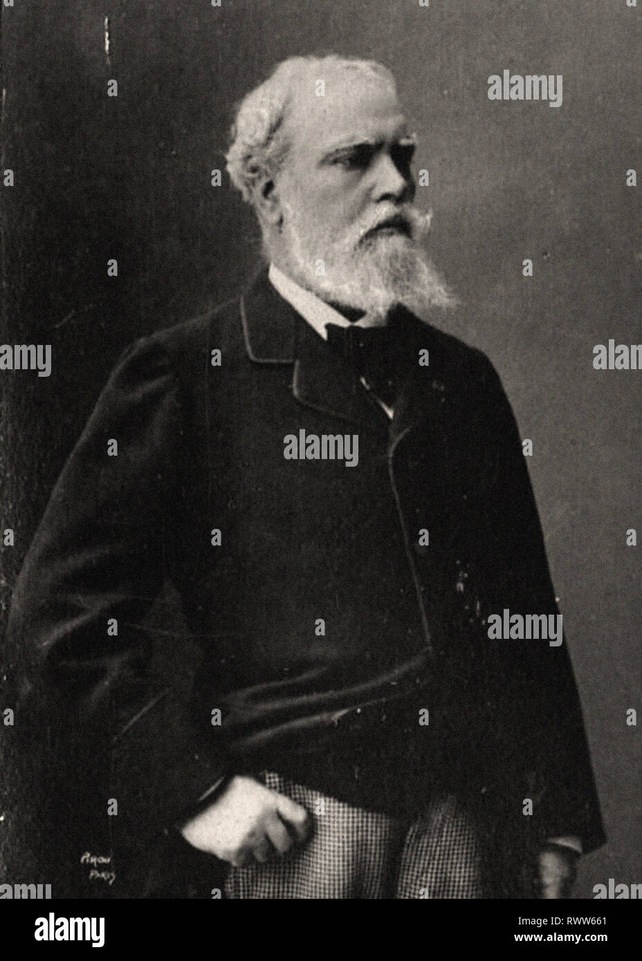 Photographic portrait of Cabanel Stock Photo - Alamy