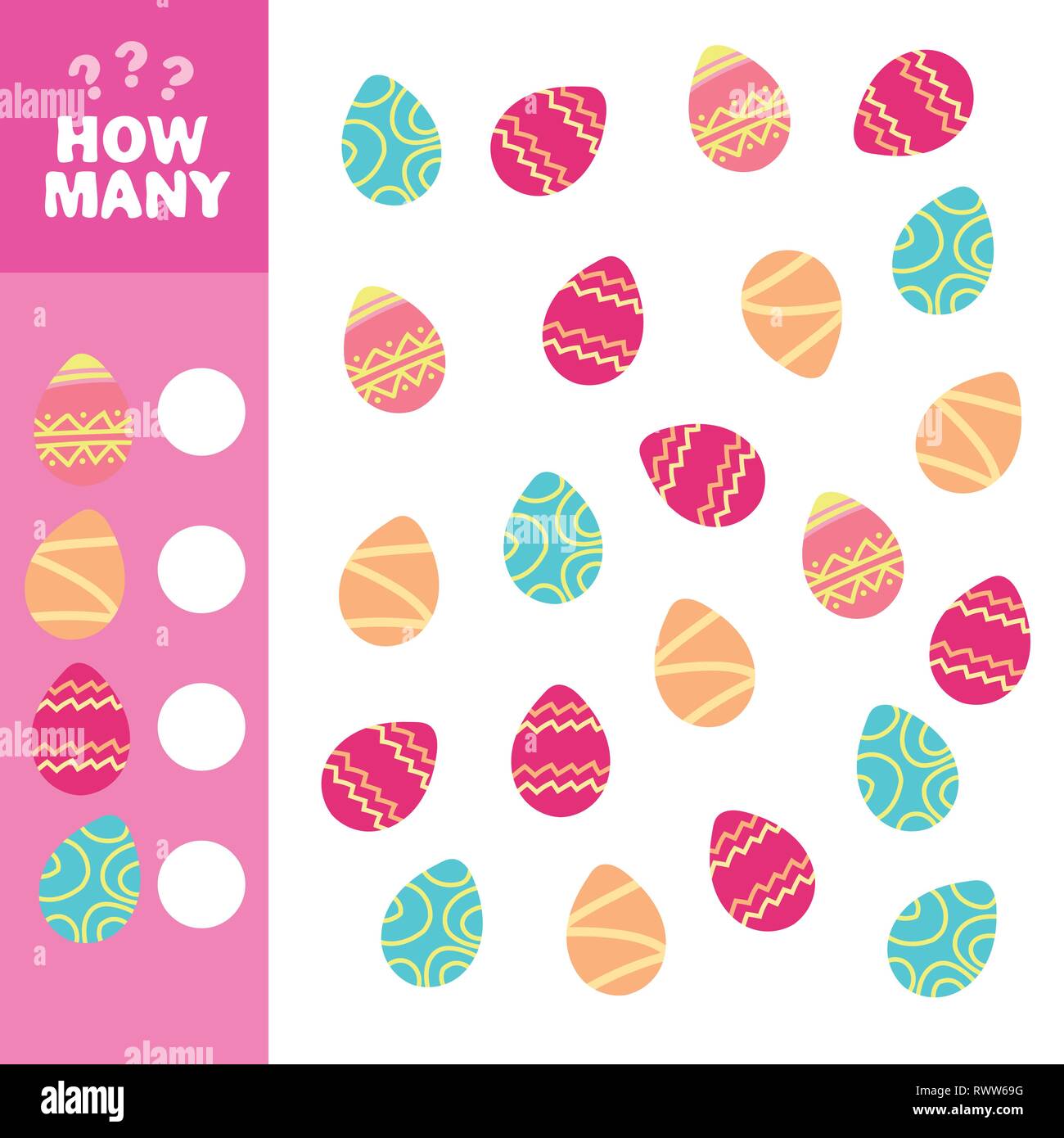 How many is educational game. Maths task for the development of logical ...