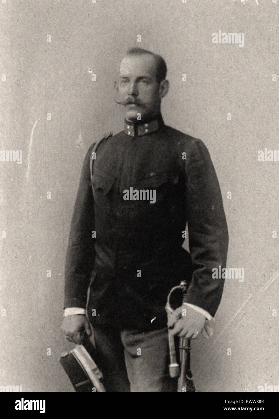 Photographic portrait of Constantin, prince de Grèce Stock Photo - Alamy
