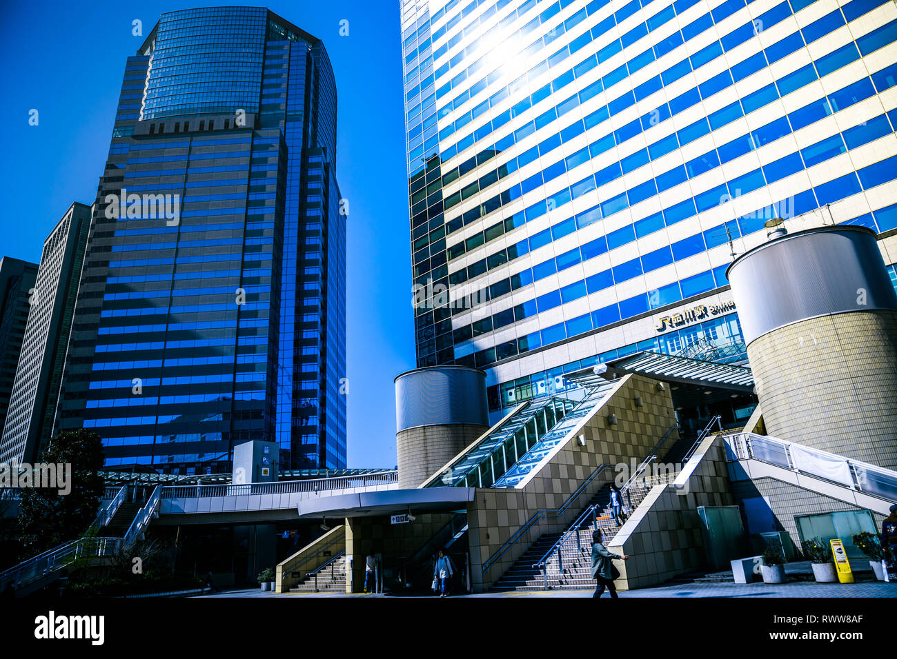 Tokyo street & architecture Stock Photo - Alamy