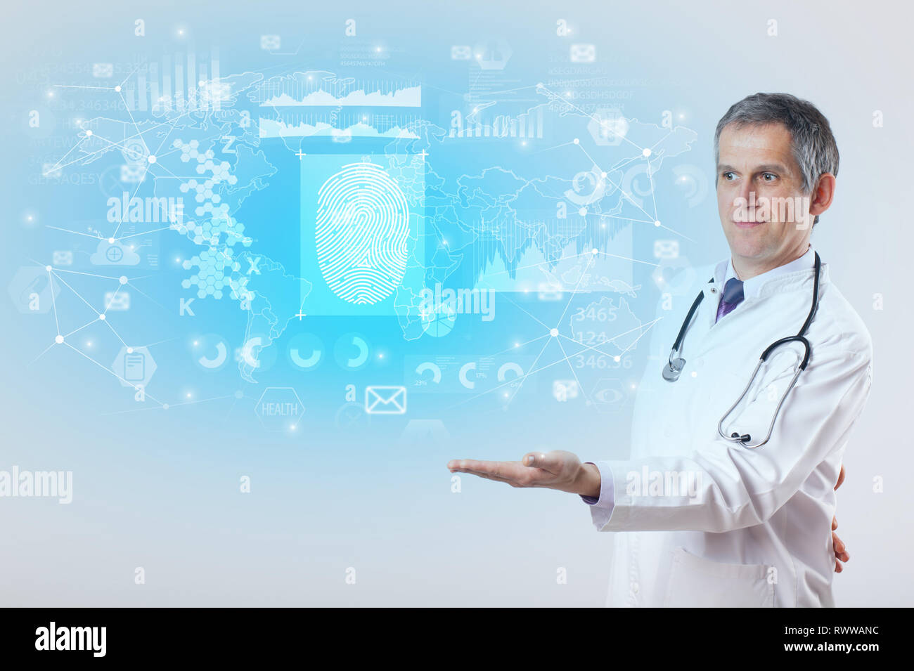 Professional researcher investigate the results Stock Photo - Alamy