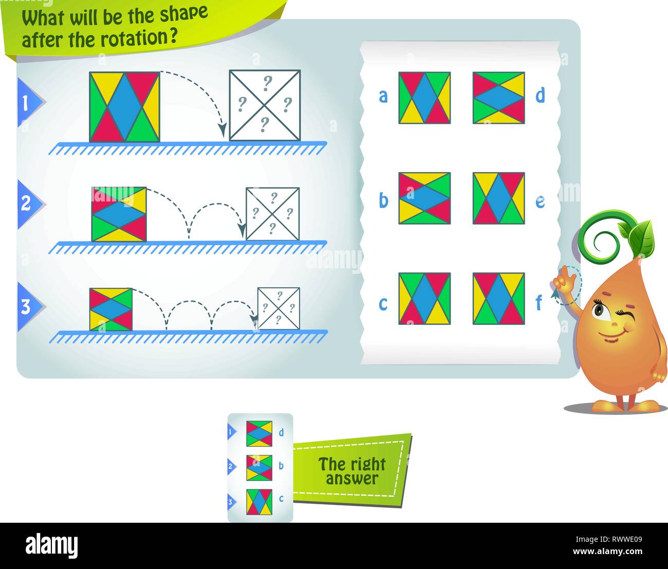 educational game for kids and adults development of mental rotation ...