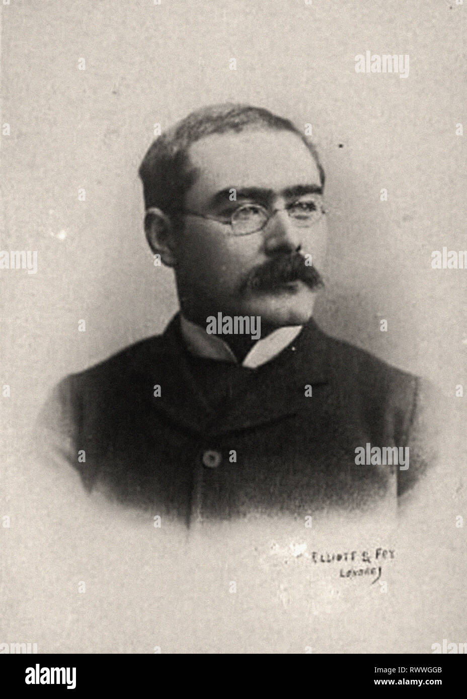 Photographic portrait of Kipling Stock Photo - Alamy