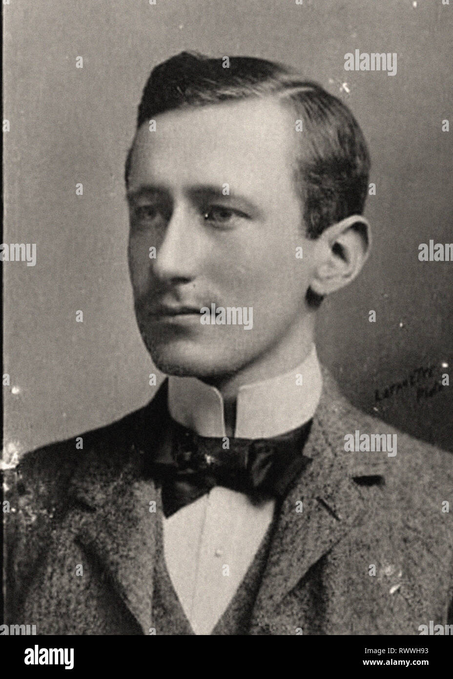 Photographic portrait of Marconi Stock Photo - Alamy