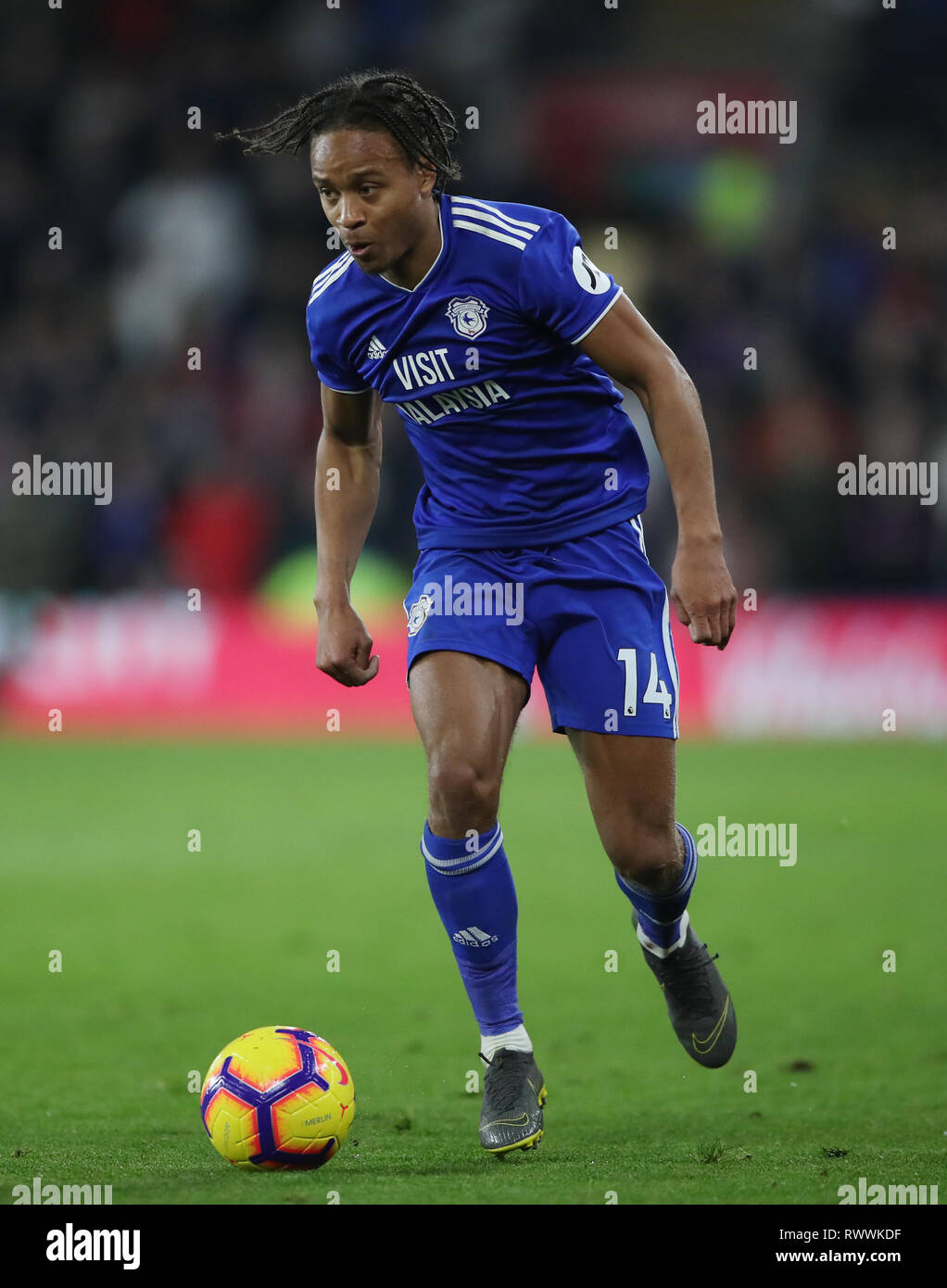 Cardiff City's Bobby Reid Stock Photo - Alamy