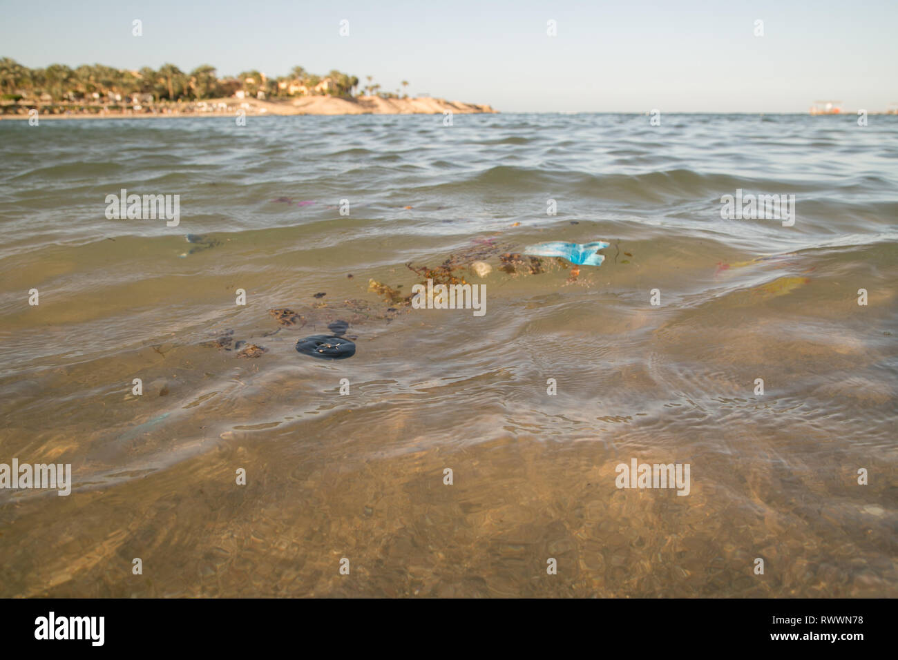 Trashes in the beach hi-res stock photography and images - Alamy