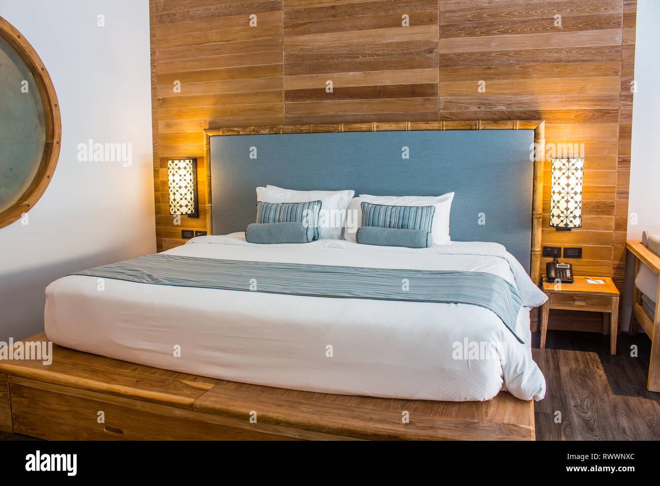 The Residential Real Estate Interior Bedroom Stock Photo - Alamy