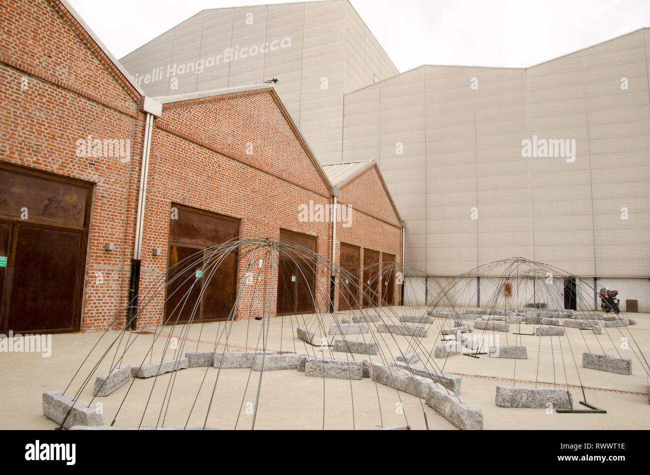 Bicocca district in Milano, with old factory, loft and University ...