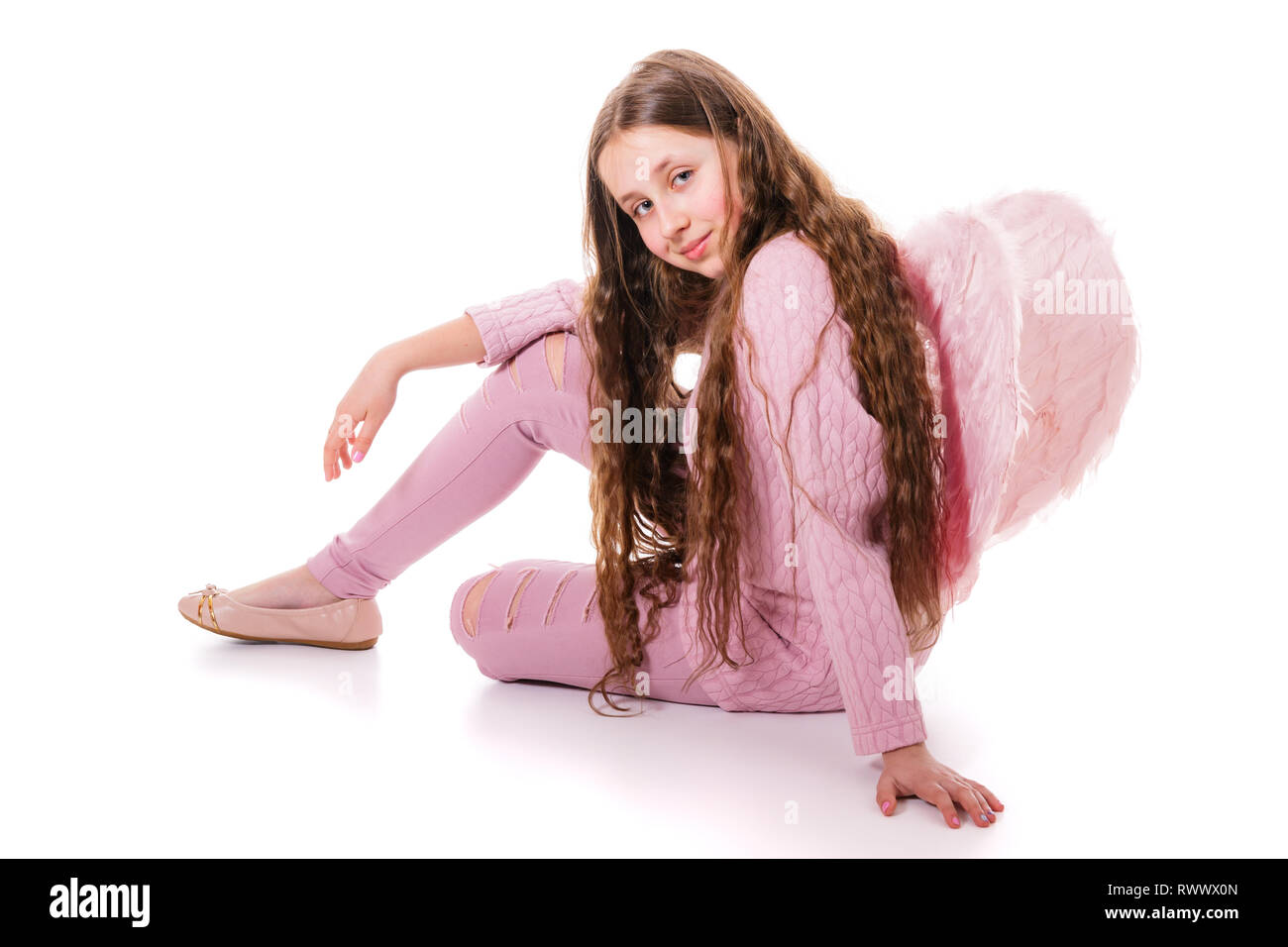 Angelic smiley Cut Out Stock Images & Pictures - Alamy