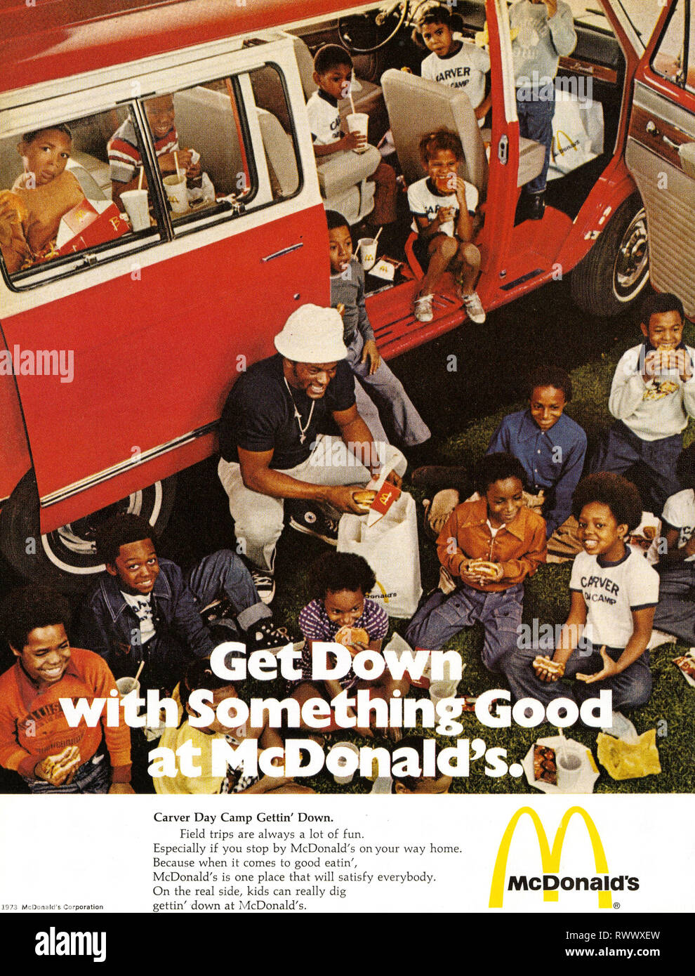 Mcdonalds advert 1970s hi-res stock photography and images - Alamy