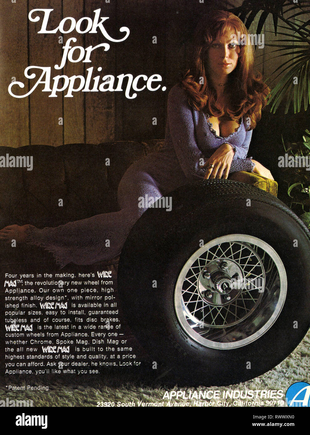 1970s USA Magazine Advert Stock Photo - Alamy