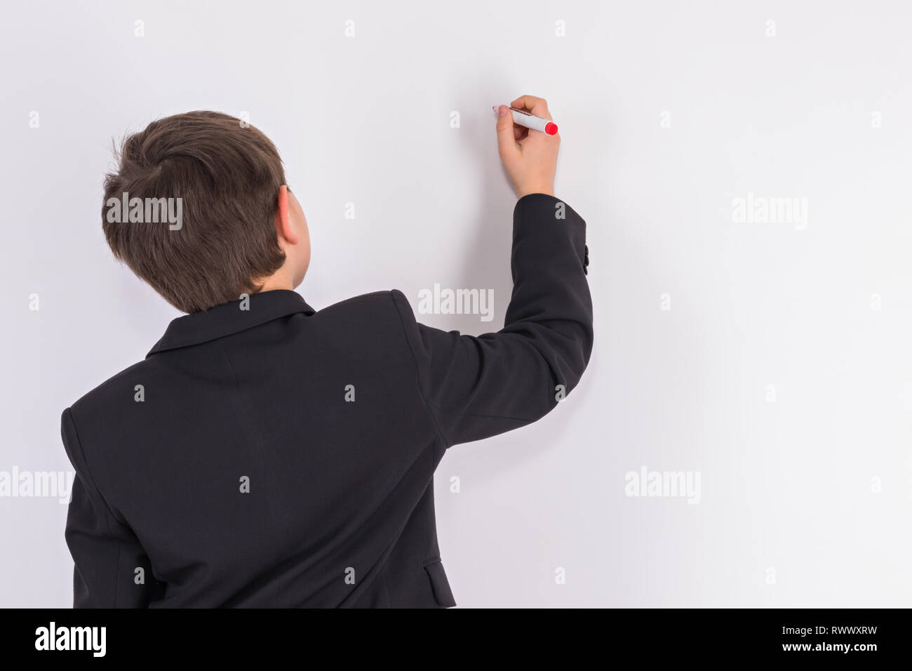 Child whiteboard math hi-res stock photography and images - Alamy