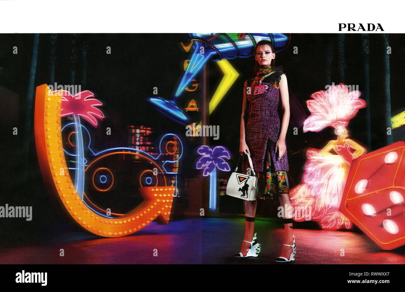 2010s UK Prada Magazine Advert Stock Photo - Alamy
