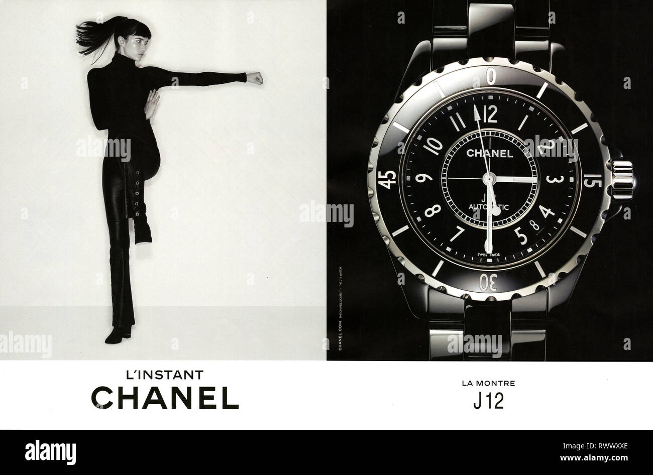 2010s UK Chanel Magazine Advert Stock Photo - Alamy