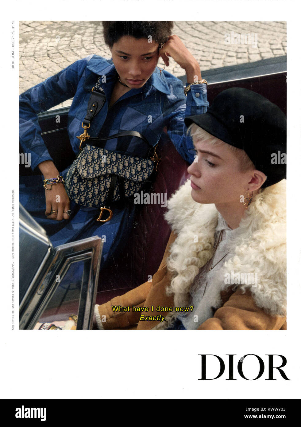 2010s UK Dior Magazine Advert Stock Photo - Alamy