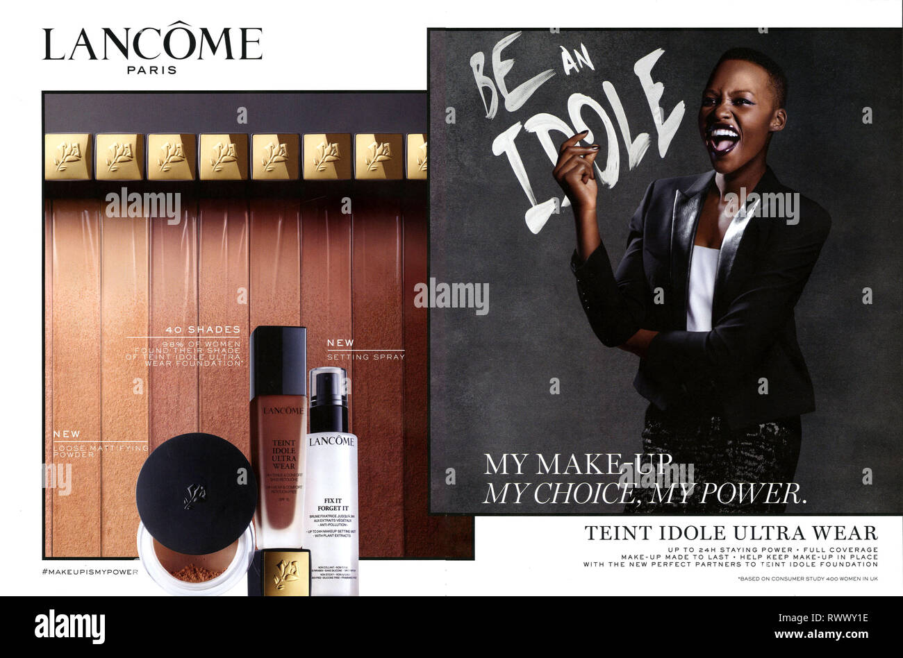Lancome advert hi-res stock photography and images - Alamy