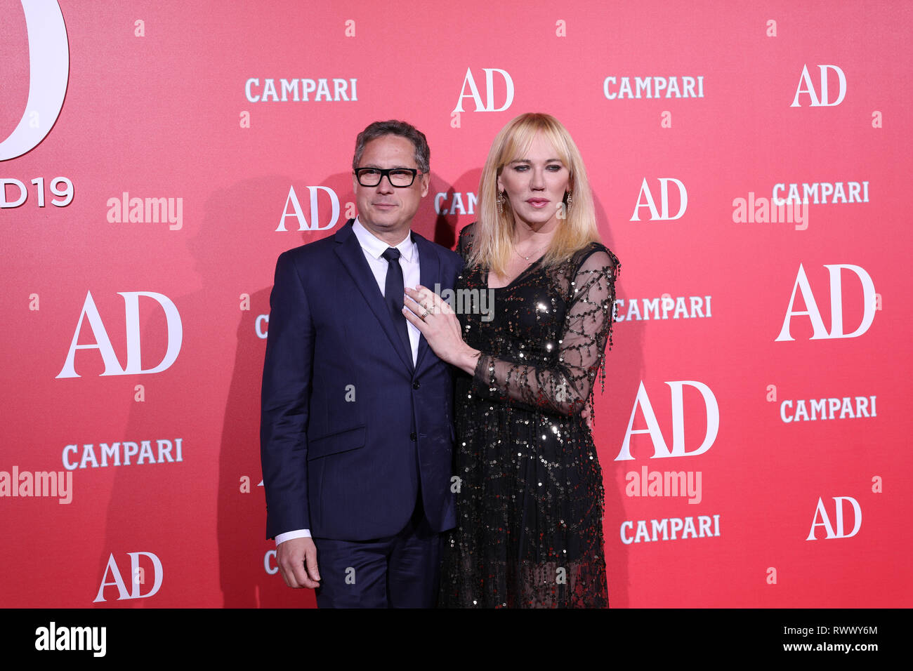 Topacio Fresh, singer, actor, dancer and art gallerist with his partner ...