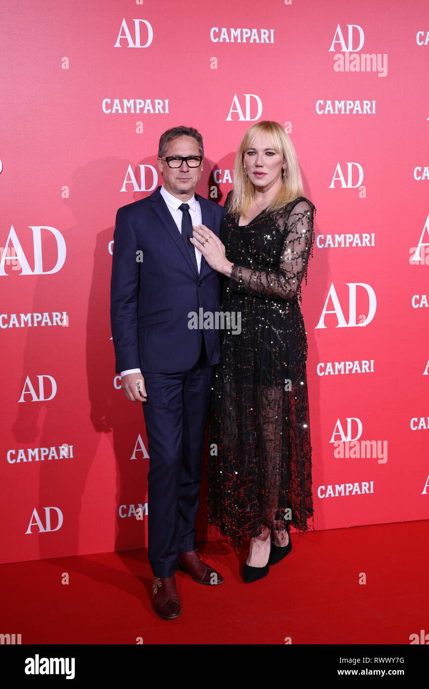 Topacio Fresh, singer, actor, dancer and art gallerist with his partner ...