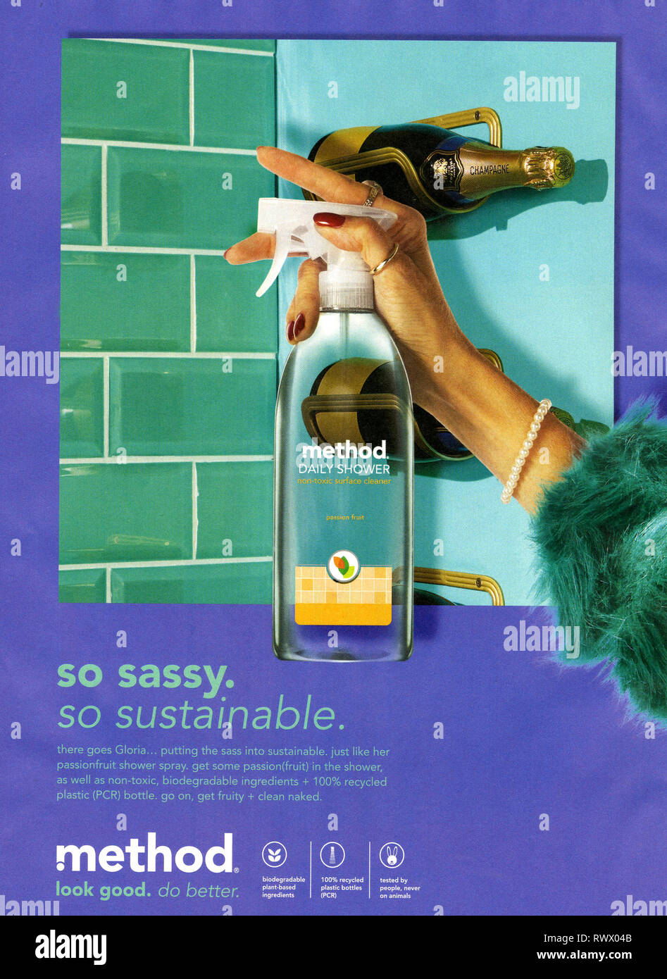 2010s UK Method Magazine Advert Stock Photo - Alamy