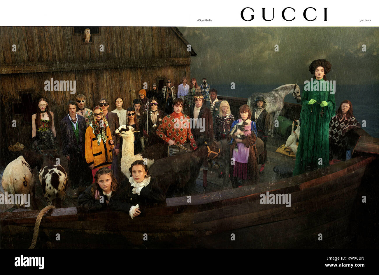 2010s UK Gucci Magazine Advert Stock Photo - Alamy