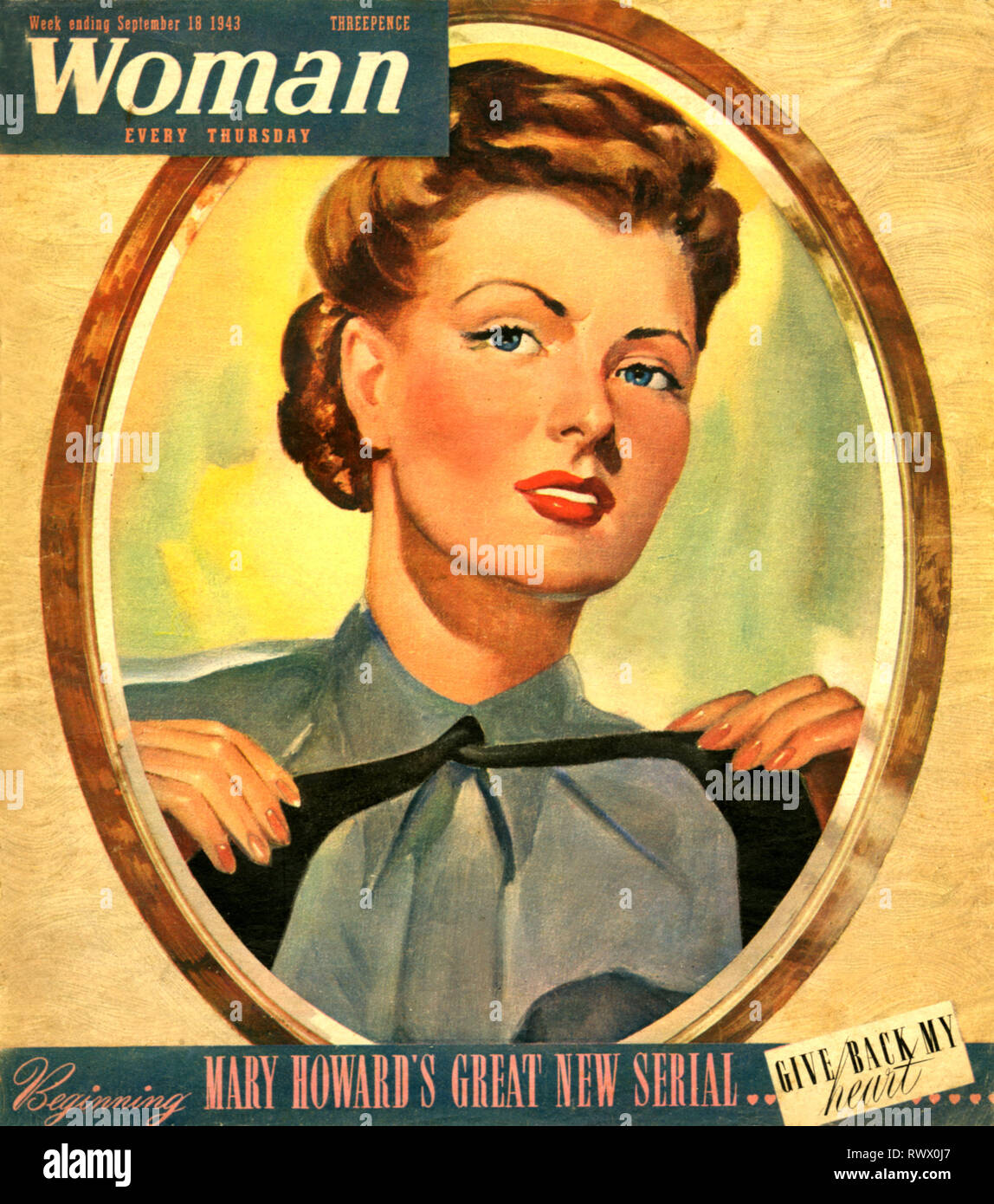 1940s UK Woman Magazine Cover Stock Photo - Alamy