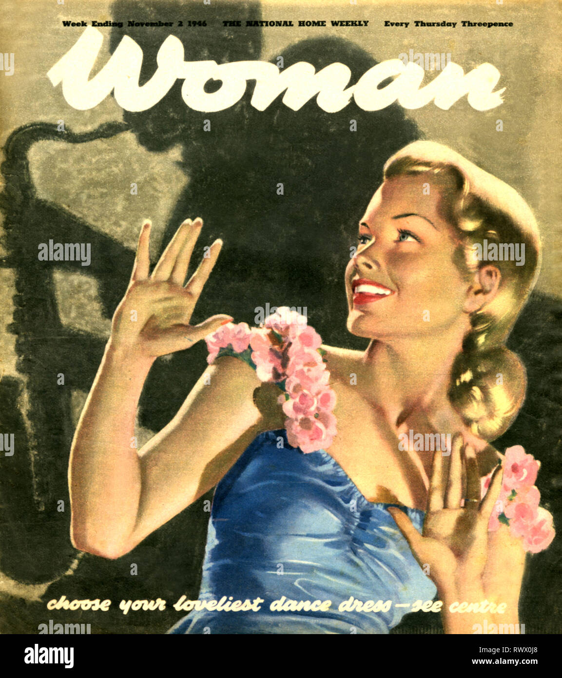 1940s UK Woman Magazine Cover Stock Photo - Alamy