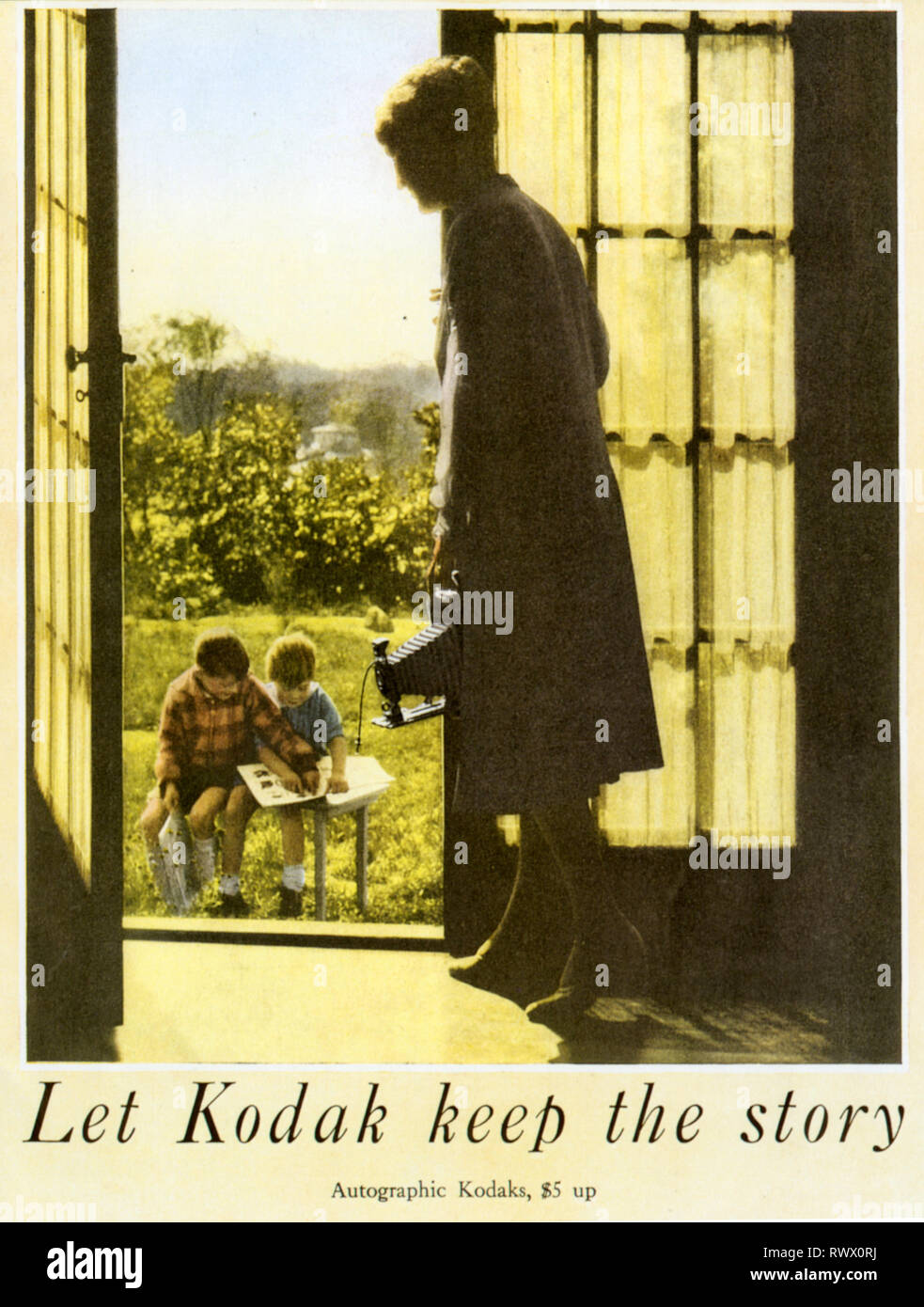 1920s USA Kodak Magazine Advert Stock Photo - Alamy