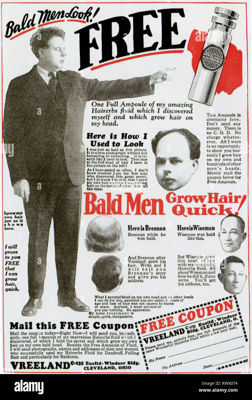 1920s USA Vreeland Magazine Advert Stock Photo - Alamy