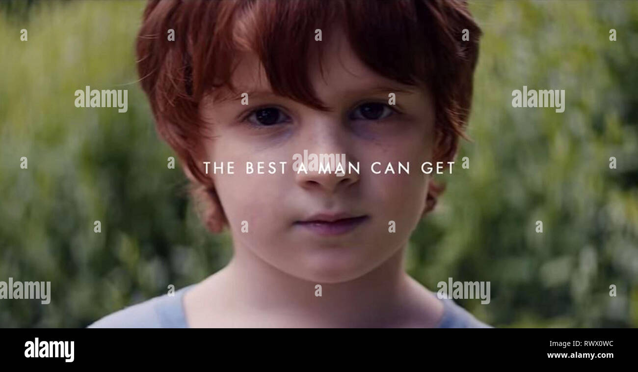 2010s UK Gillette TV Advert (Grab Stock Photo - Alamy