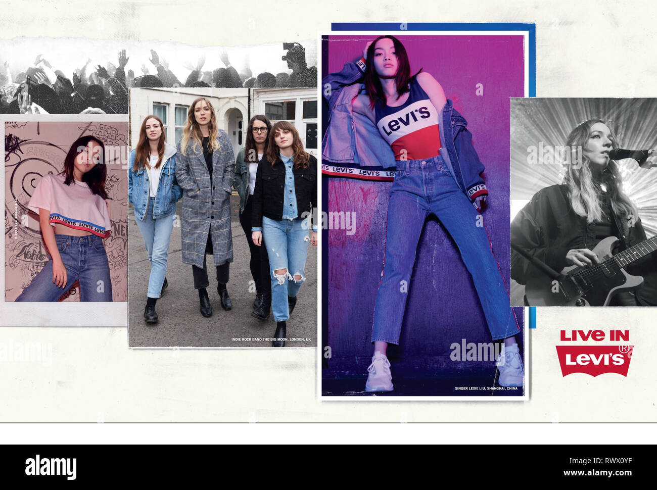 2010s uk levi's advert hi-res stock photography and images - Alamy