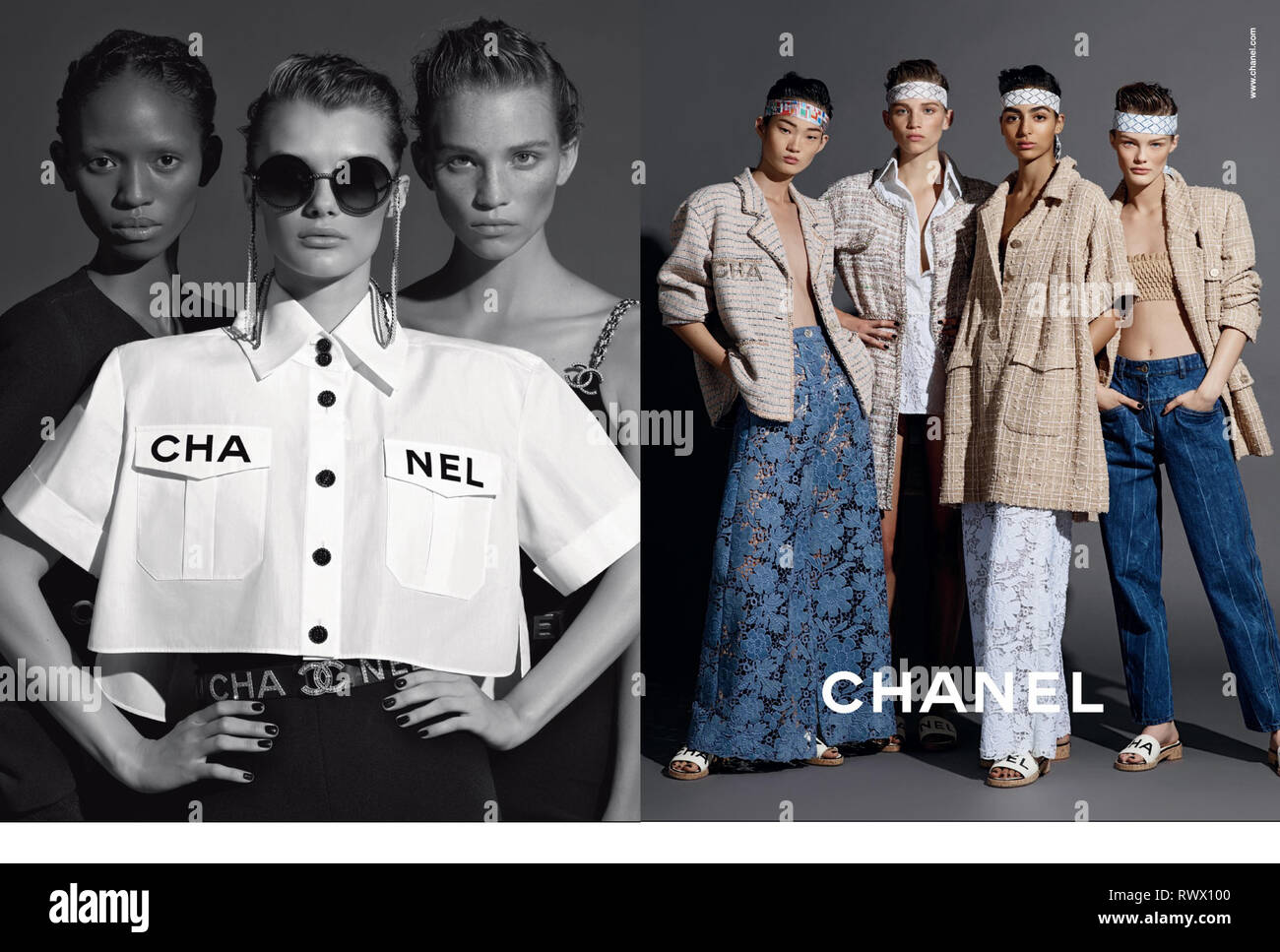 2010s uk chanel magazine advert hi-res stock photography and images - Alamy
