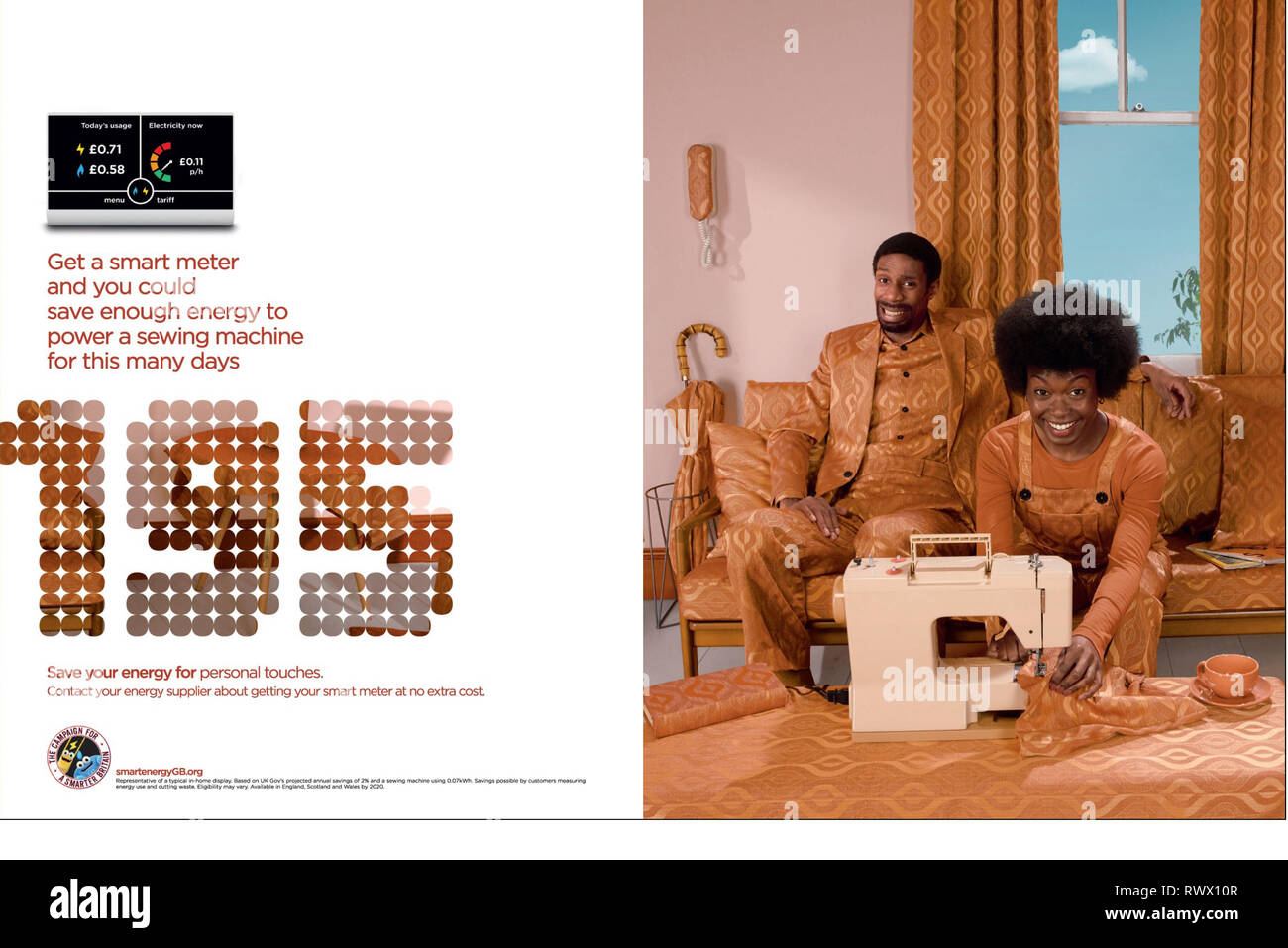 2010s UK Smart meter Magazine Advert Stock Photo - Alamy