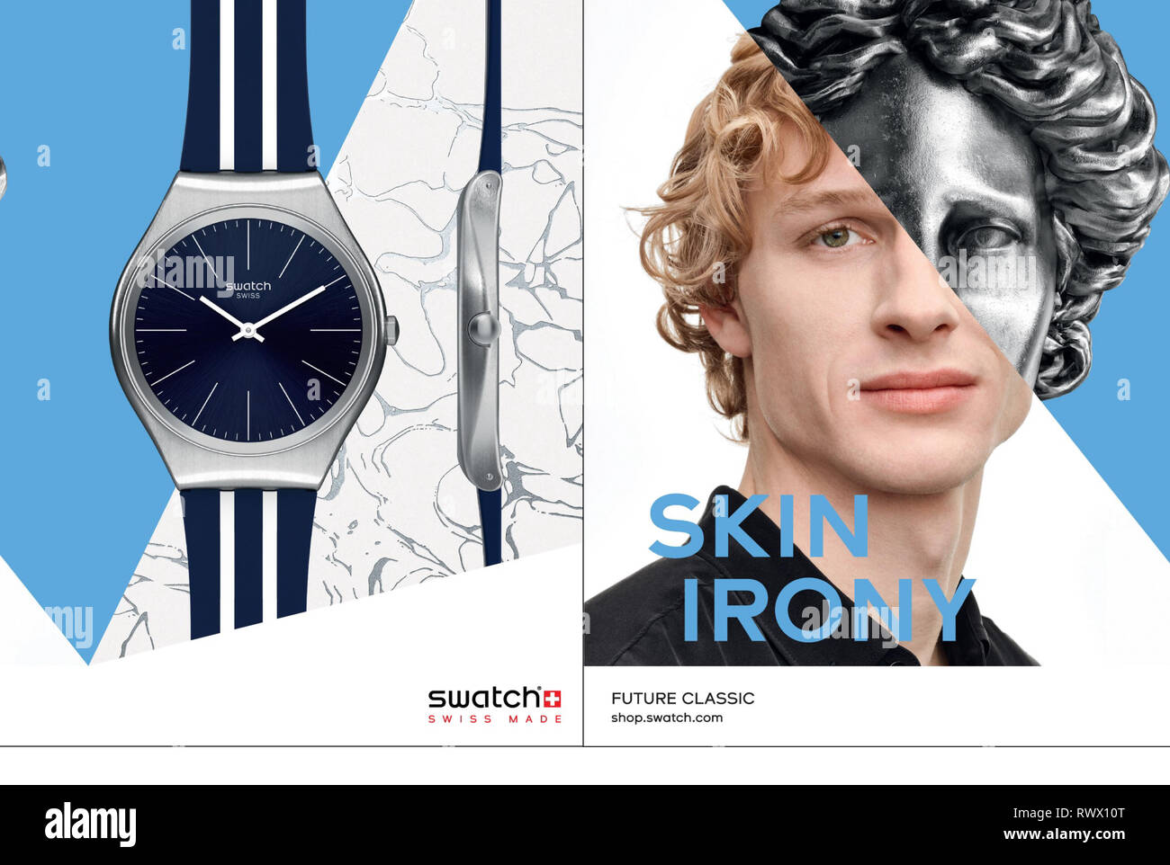 2010s UK Swatch Magazine Advert Stock Photo - Alamy