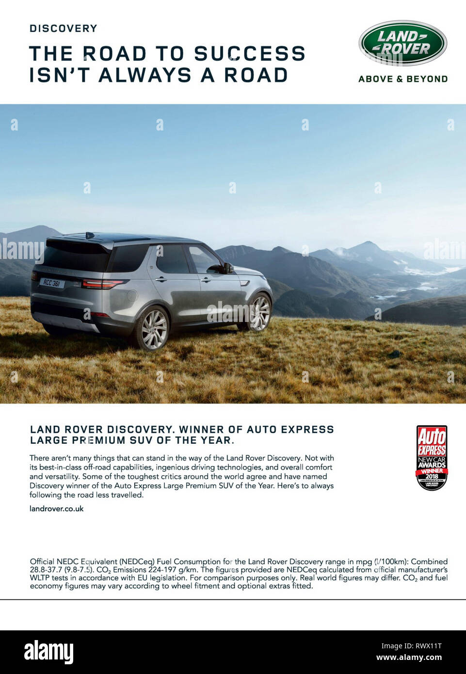 2010s UK Land Rover Magazine Advert Stock Photo - Alamy