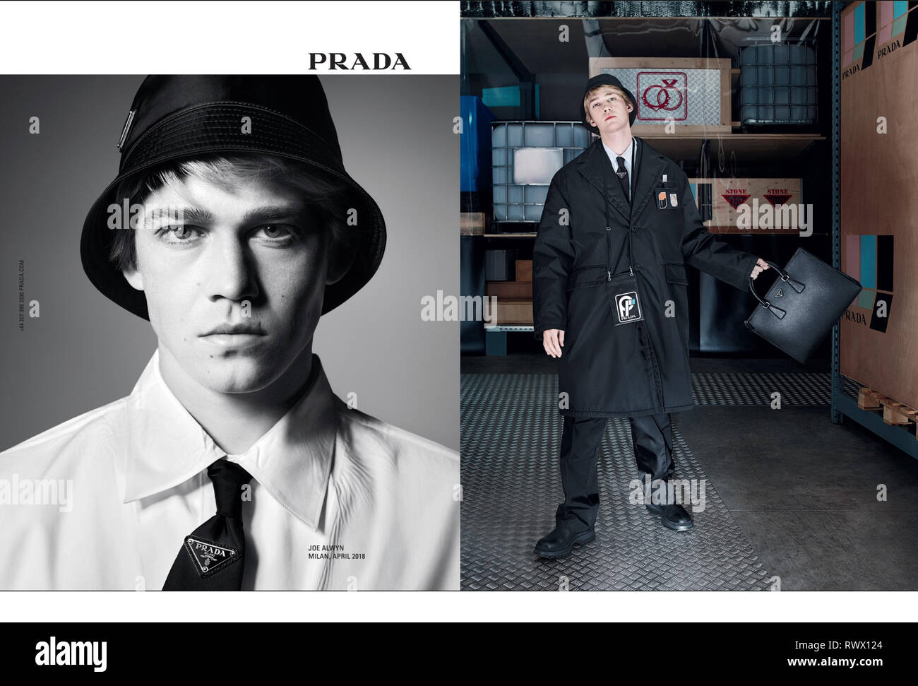 2010s UK Prada Magazine Advert Stock Photo - Alamy