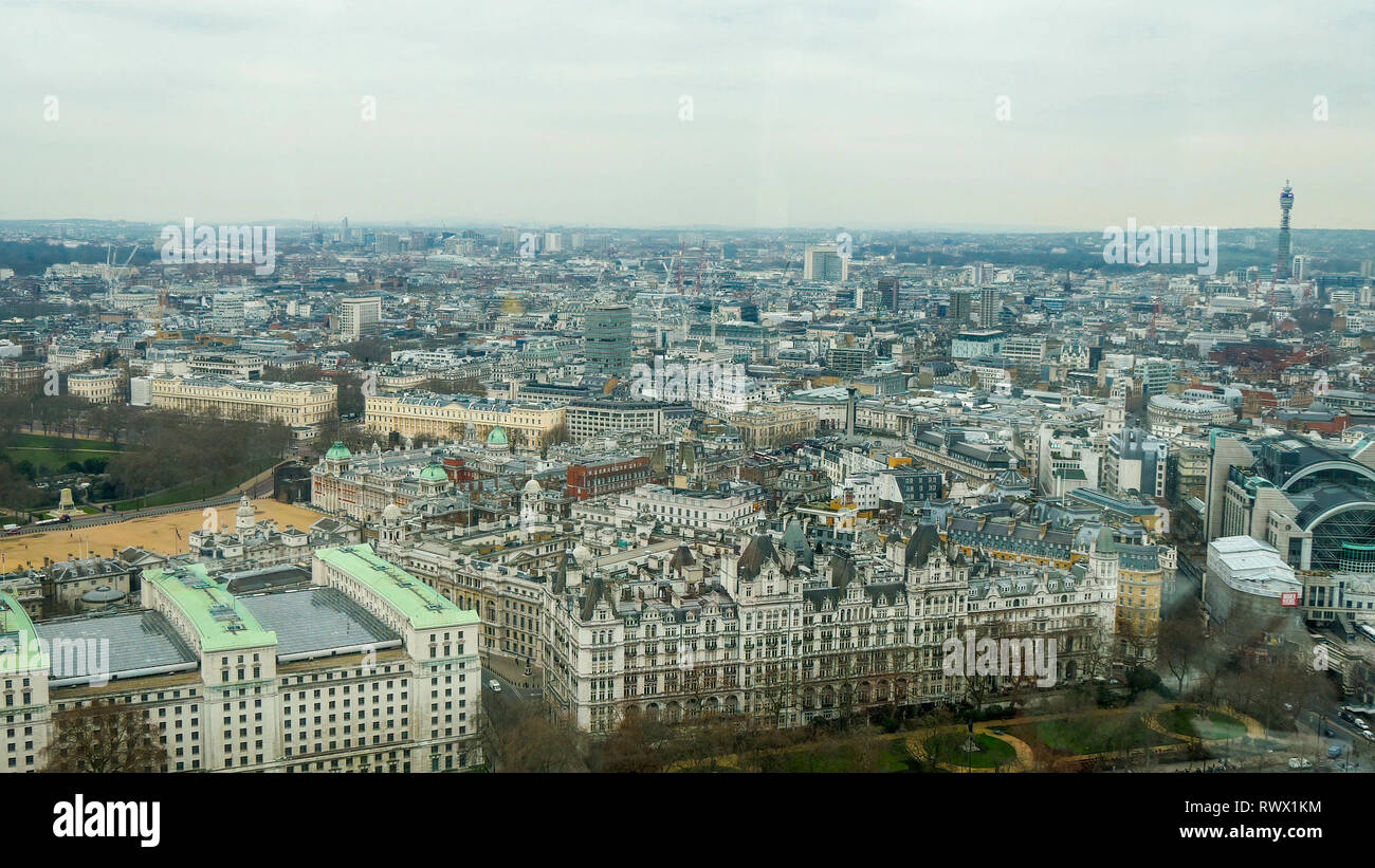 Uk city birds eye view hi-res stock photography and images - Alamy