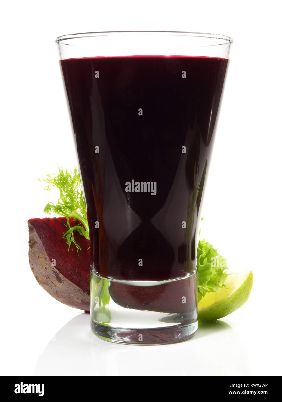 Beetroot Juice on white Background Stock Photo - Alamy